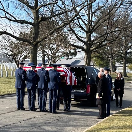 The funeral and internment of Master Sergeant Hugh Ross, U.S. Air Force ...