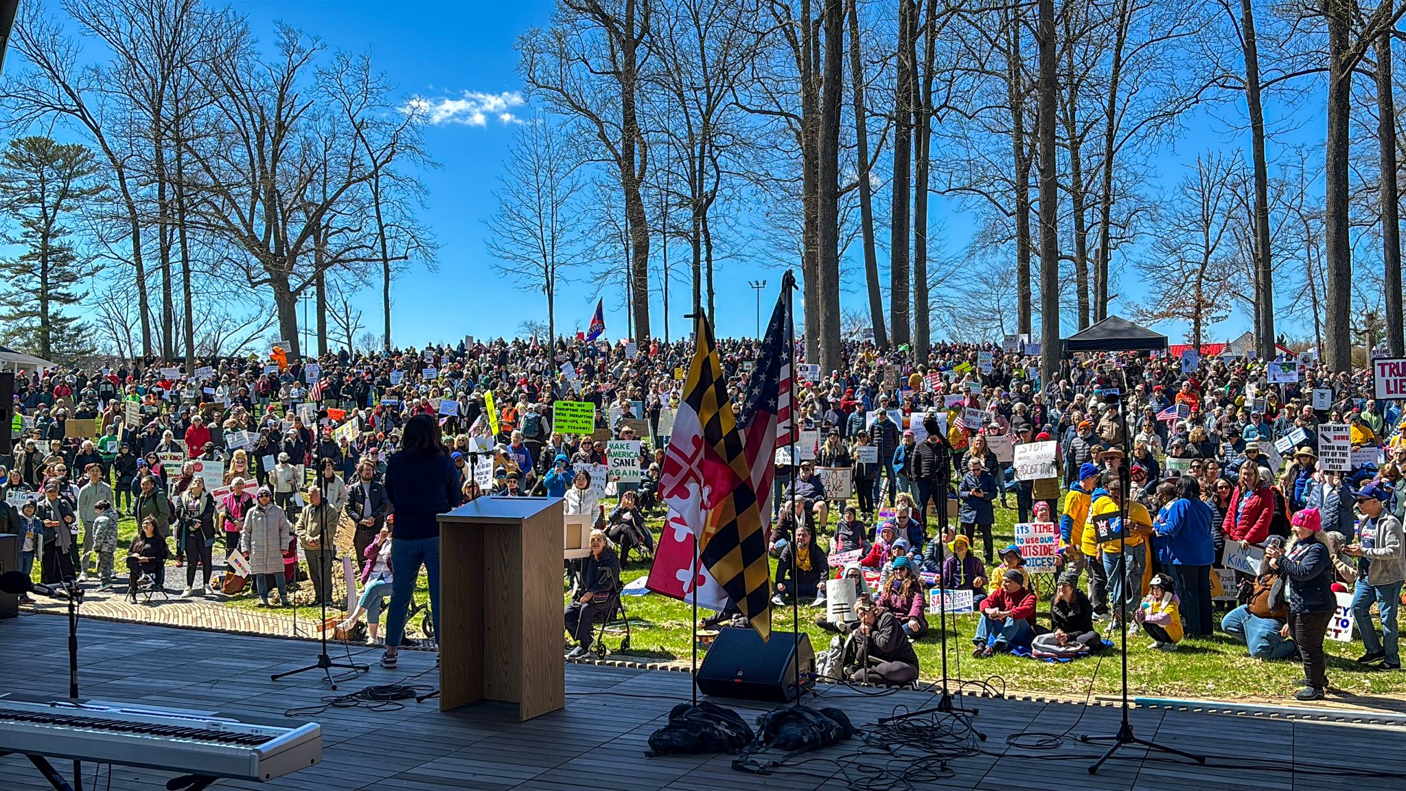 No Kings protest Rep. Sarah Elfreth: We cannot do this without you
